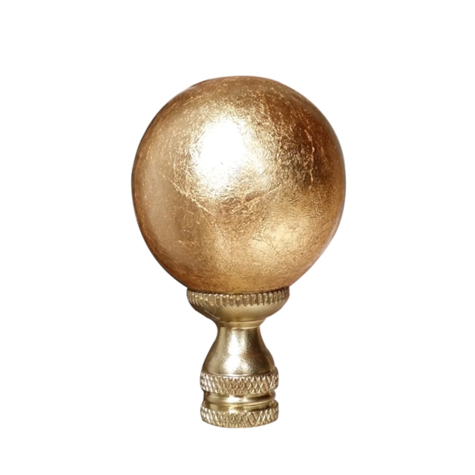 Gold Leaf Ball Finial – Stamford Shades