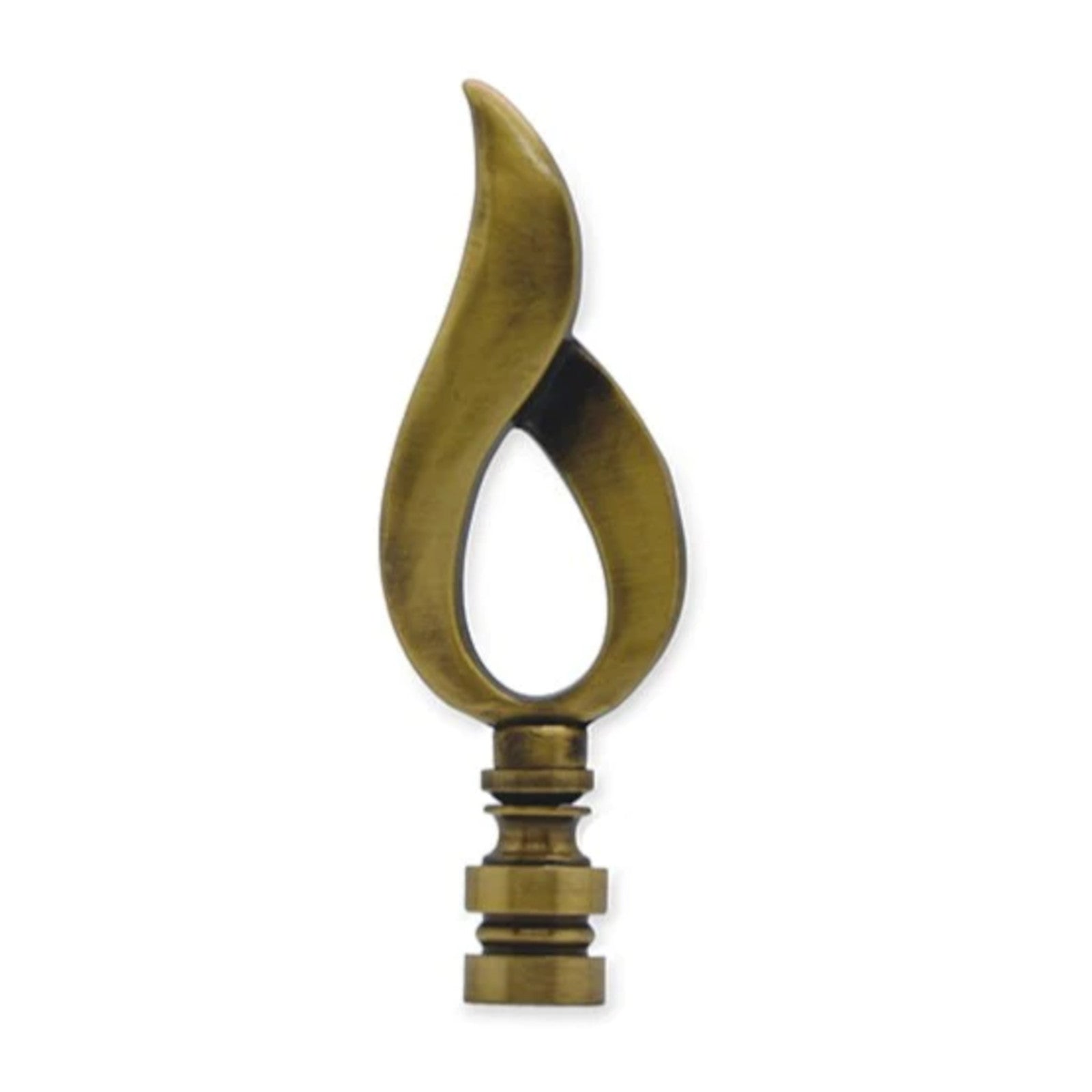 Wish / Flame Finial - 3½" h Antique Brass – Stamford Shades